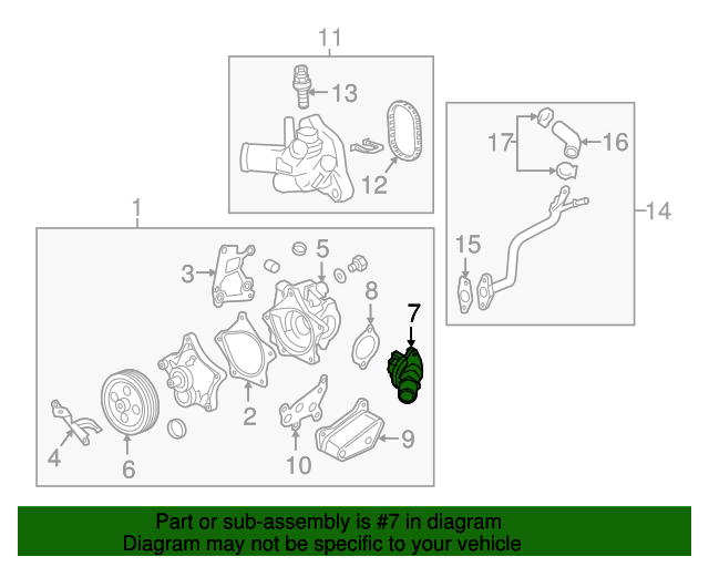 2016-2021 GM Engine Coolant Thermostat Kit 12673413 | TascaParts.com