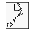 2016-2023 GM Thermal Bypass Pipe with Gasket, Hoses, Clamps, Retainers ...