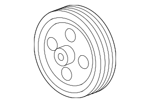 2016-2024 GM Engine Water Pump Pulley 12642753 GM | GMPartsDirect.com