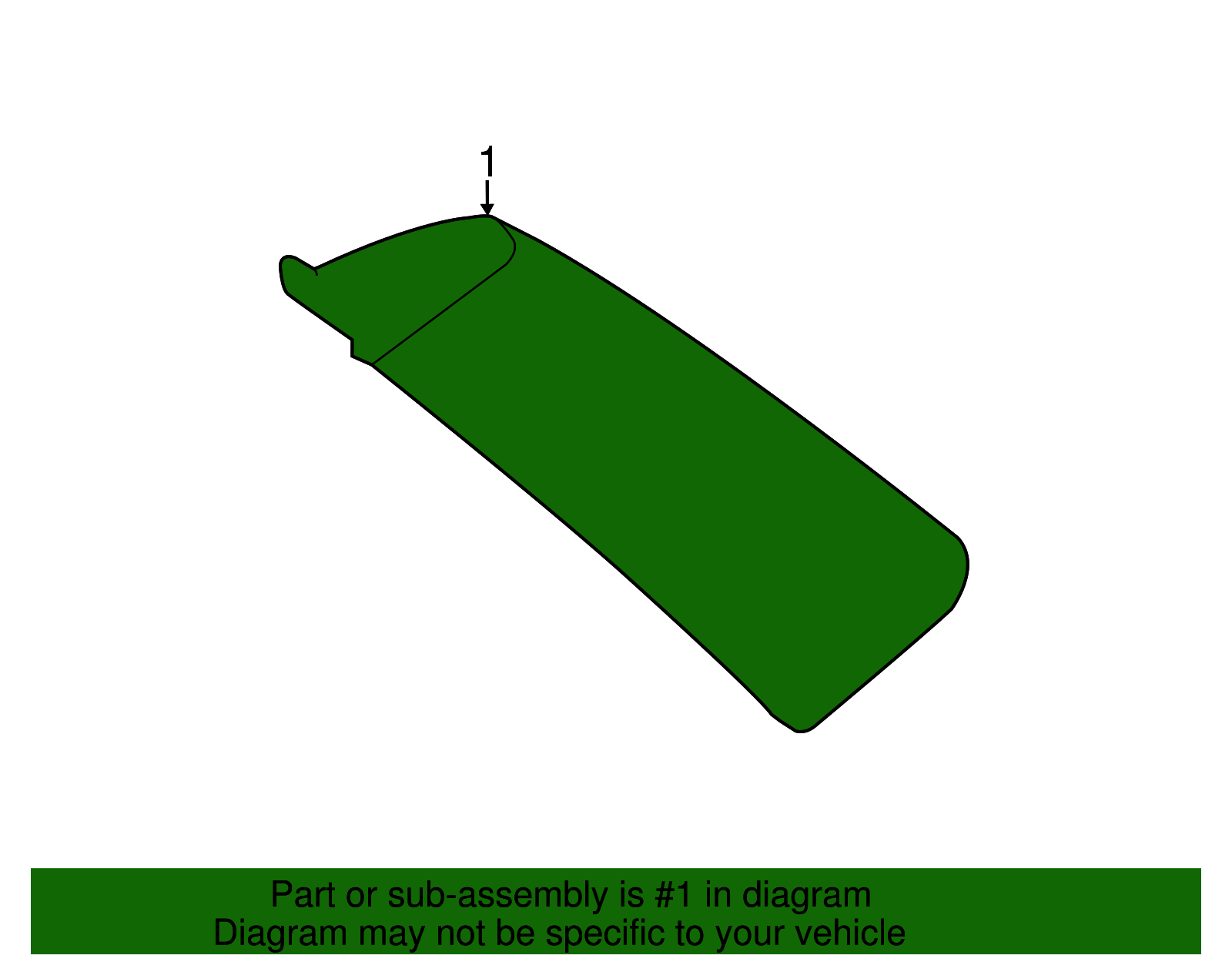 2013-2022 Land Rover Range Rover Pillar Molding LR102625 | OEM Parts Online