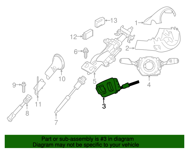 61-31-9-267-367 - Adjust Switch - 2014-2019 BMW | BMW Parts Exchange