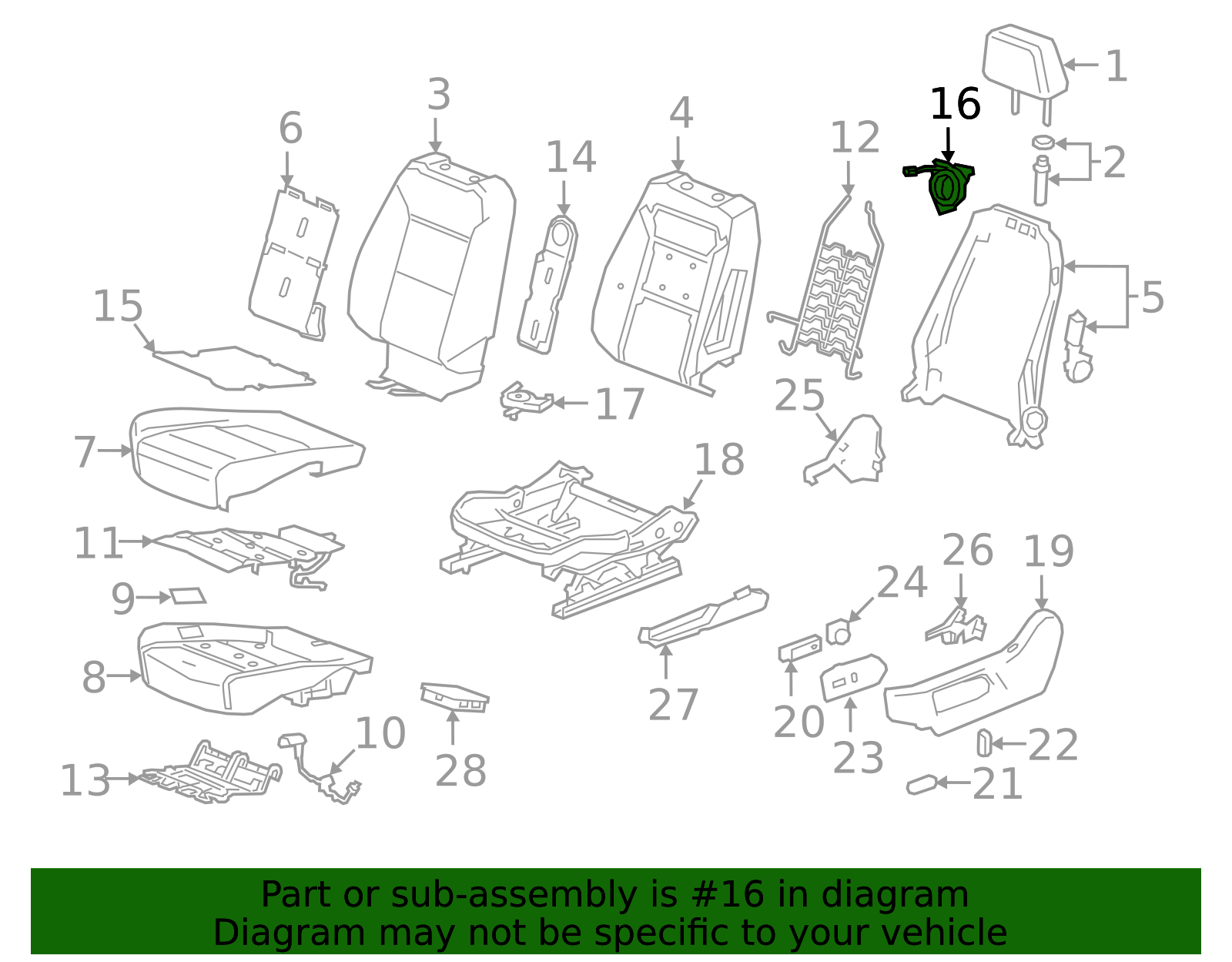 2019-2025 GM Temperature Controlled Seat Blower Motor 13544899 | GM ...