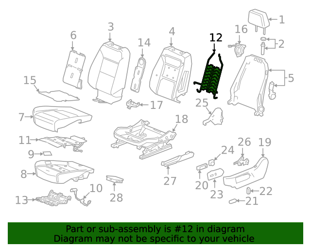 Lumbar 13561612 GM | GMPartsDirect.com