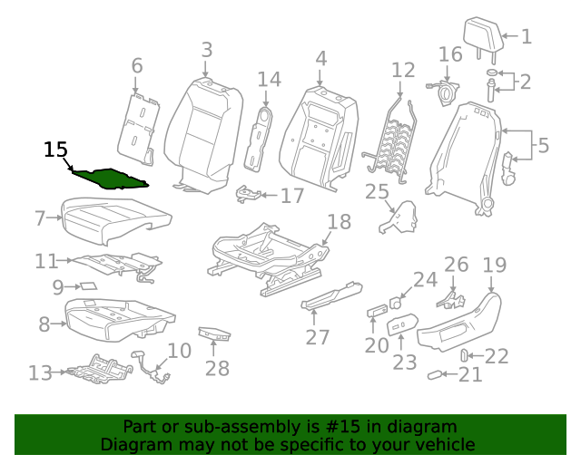 2019-2024 GM Climate Controlled Seat Duct 13548458 GM | GMPartsDirect.com