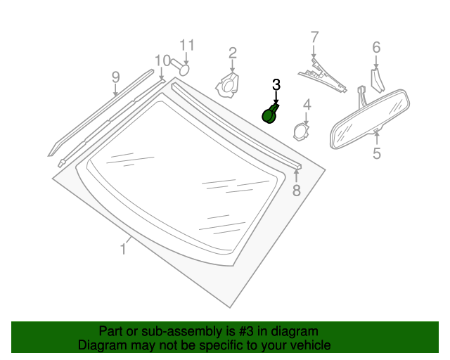 8K0-955-559-D - Sensor 2003-2015 Audi | Audi OEM Parts