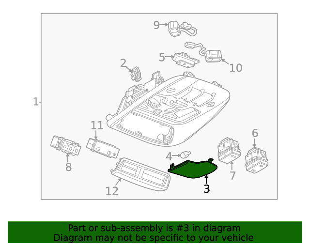 2020-2023 GM Lens 13526913 | GMPartsDirect.com