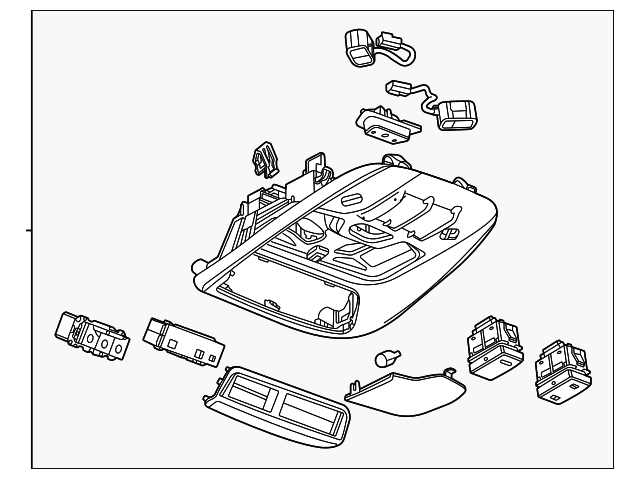 2021-2023 Chevrolet Trailblazer Overhead Console 42805185 ...