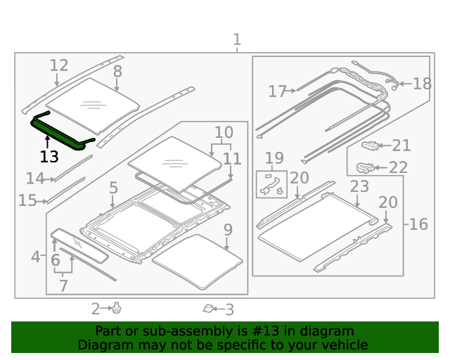 2016-2021 Hyundai Tucson Air Deflector 81641-D3000 | QuirkParts