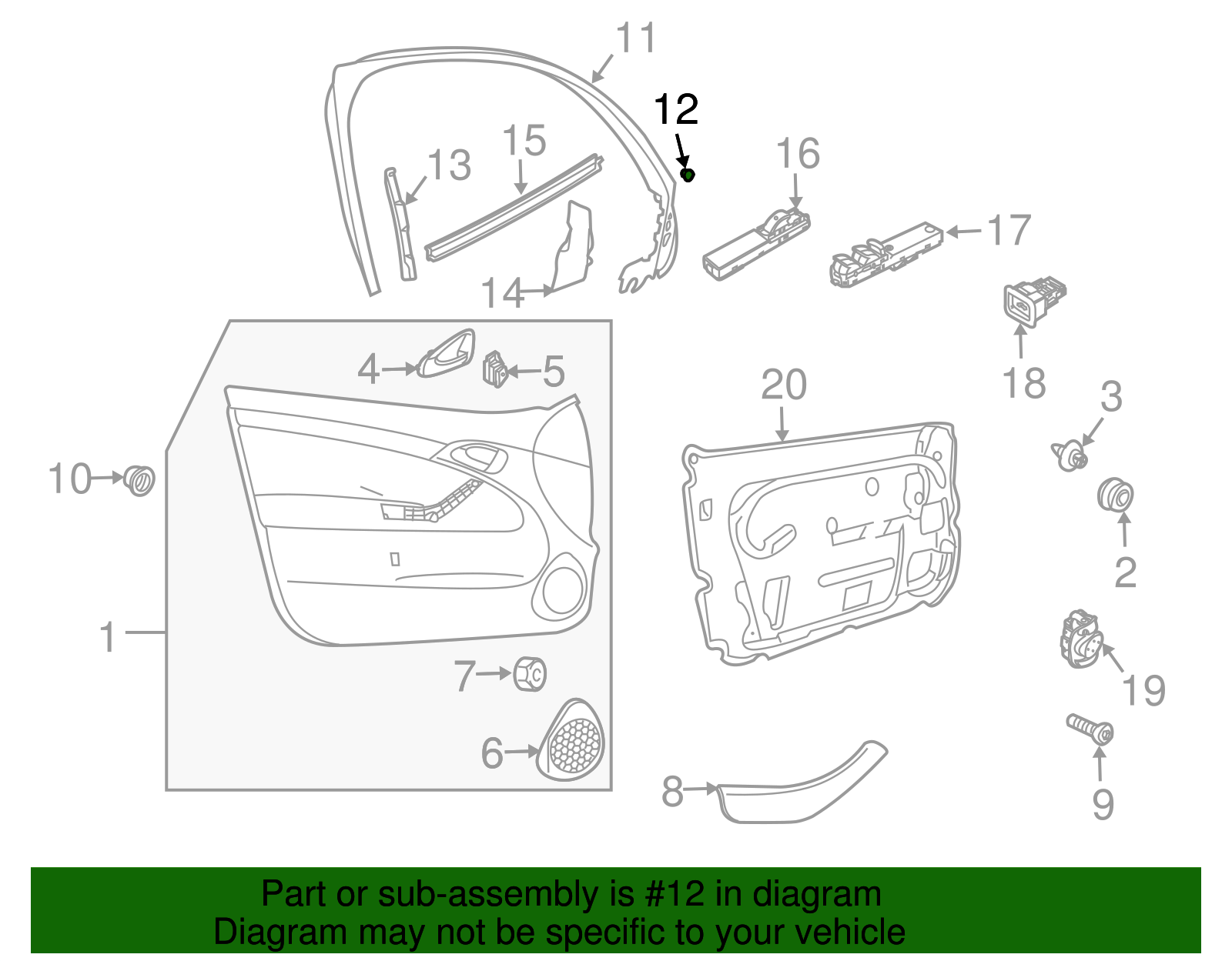 Genuine Clip for 1999-2011 Saab | Part# 90346737 | Over 30% Off All ...