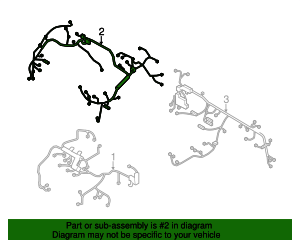 91200-4R014 - Engine Wiring Harness - 2013-2015 Hyundai Sonata ...