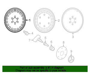 907-401-48-00-9206 - Wheel, Steel 2014-2021 Mercedes-Benz | Mercedes ...