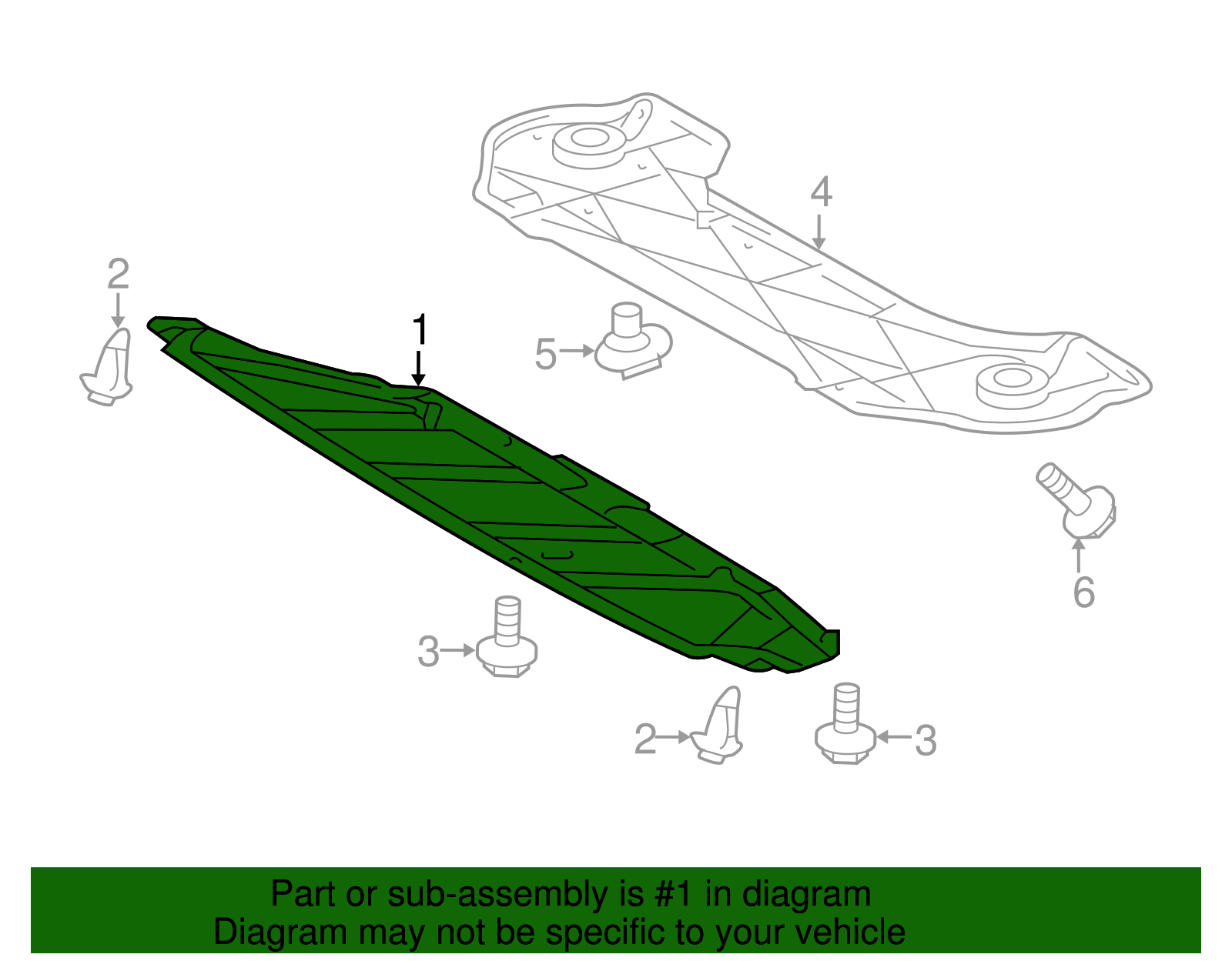 51440-48040 - Front Shield - 2006-2008 Lexus RX400h | My L Parts