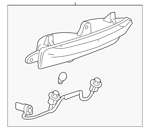 2013-2017 Cadillac XTS Back Up Lamp 84450410 GM | GMPartsDirect.com