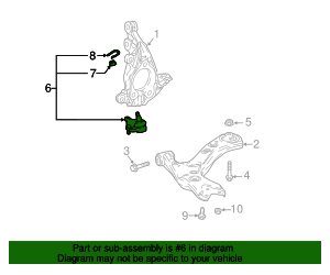 43330-19275 - Suspension Ball Joint 2008-2024 Toyota | AutoNationParts.com