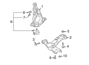 43330-19275 - Suspension Ball Joint 2008-2024 Toyota | AutoNationParts.com