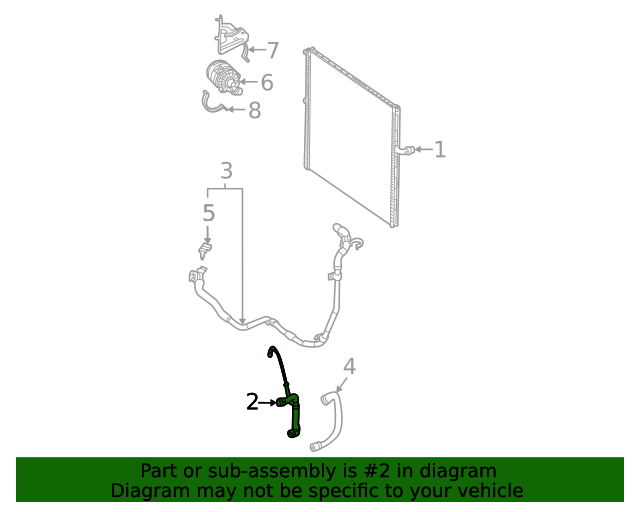 1675017802 - Hose 2020-2021 Mercedes-Benz GLE 350 | Mercedes-Benz USA Parts