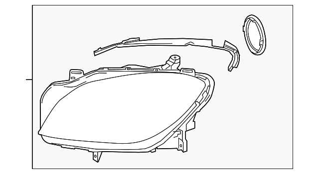 166-906-81-03 - Headlamp Assembly - Left 2016-2019 Mercedes-Benz ...