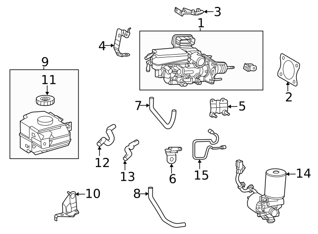 47234-0E120 - Hose - 2020-2024 Toyota | OEM Genuine Toyota Parts