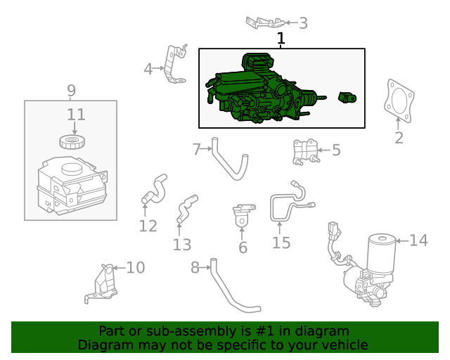 2020-2021 Toyota Highlander Master Cylinder 47055-48010 | OEM Parts Online