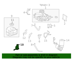 47233-0E160 - Brake Master Cylinder Reservoir Bracket - 2020-2023 ...