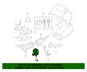 89245-0R020 - Steering Wheel Position Sensor 2008-2015 Toyota ...