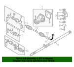 MF472085 - Axle Assembly Cotter Pin 2007-2017 Mitsubishi | Mitsubishi ...
