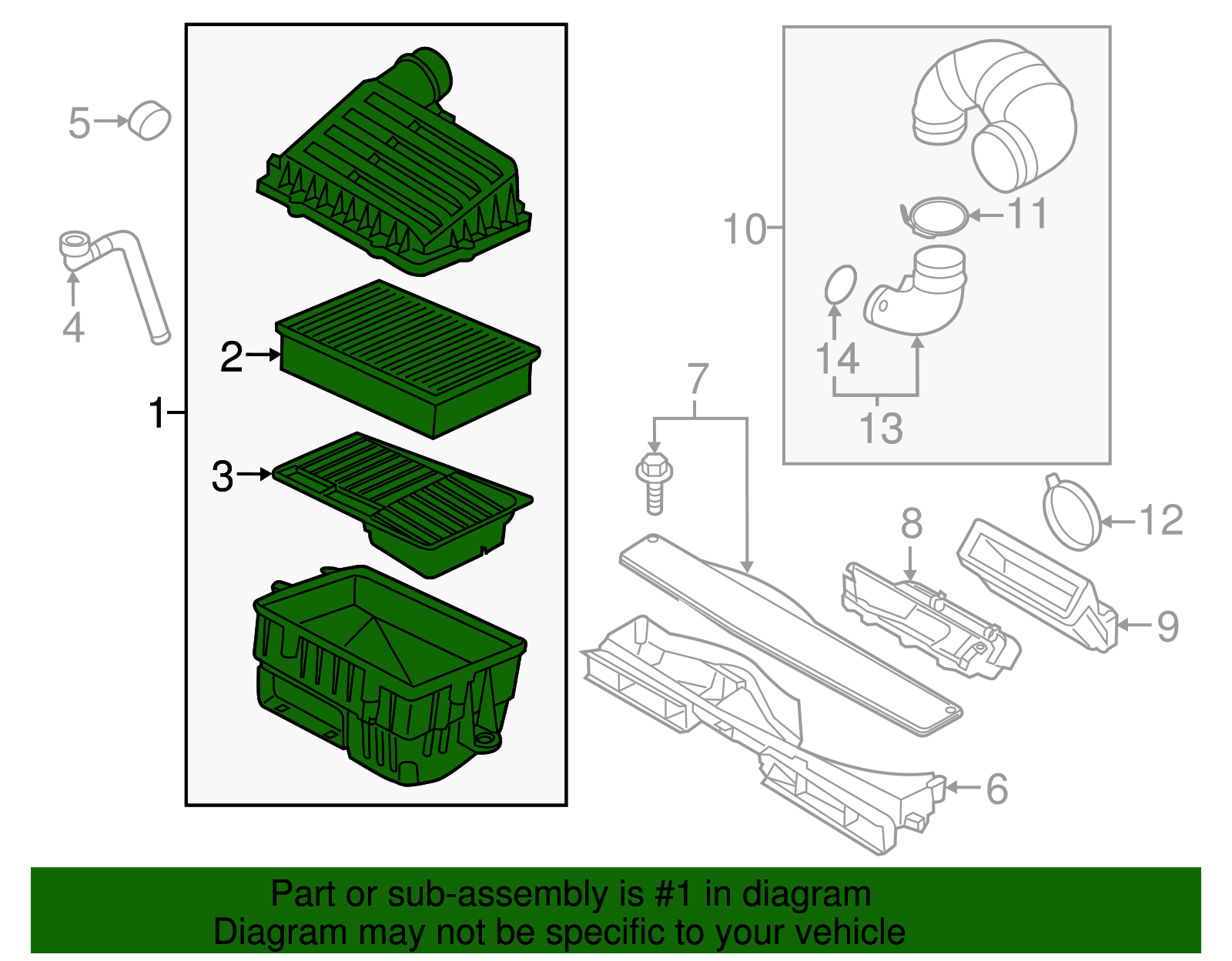 5QM-129-607-A - High-Quality Air Filter and Housing Assembly for 2015 ...