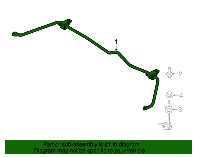 2009-2019 Ford Stabilizer Bar bb5z5a772a | TascaParts.com