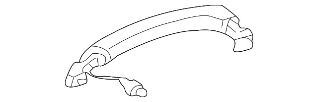 220-760-13-70-9197 - Handle, Outside 2000-2006 Mercedes-Benz | Mercedes ...