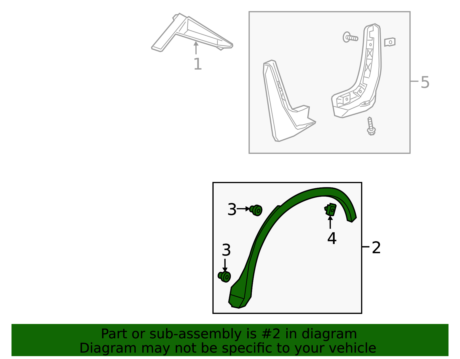 2019-2024 Chevrolet Blazer Molding 84608528 GM | GMPartsDirect.com