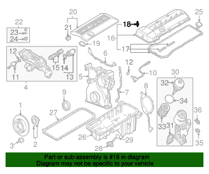 Genuine BMW 11-12-1-730-356 | Valve Cover Mount Cushion | FREE Shipping ...