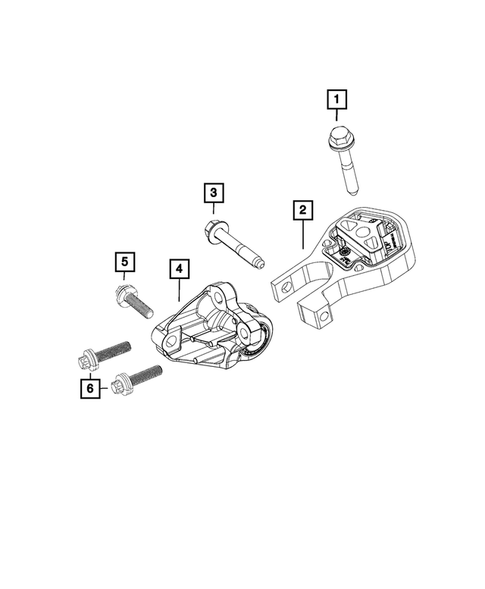 Engine Mounting for 2014 Ram ProMaster 3500 | My Mopar Parts