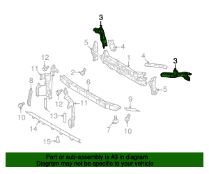 F2521-1FAMA - Upper Support 2009-2014 Nissan Cube | Nissan Parts ...