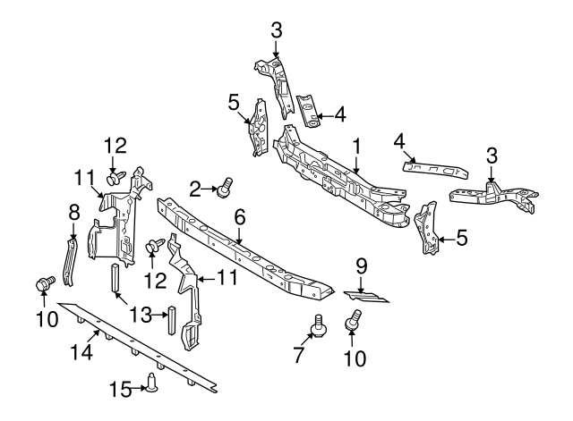 F2521-1FAMA - Upper Support 2009-2014 Nissan Cube | Nissan Parts ...