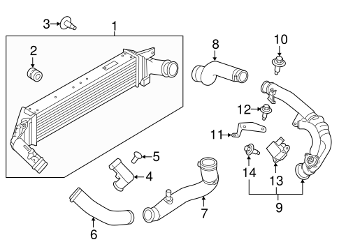 Intercooler for 2017 Ford Explorer | Blue Springs Ford Parts