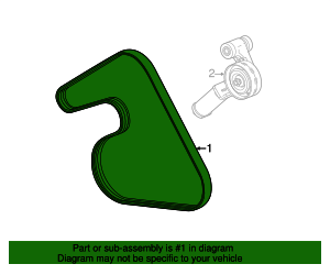 55567574 - Accessory Drive Belt 2011-2012 Chevrolet | GMPartsNow