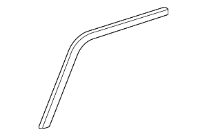 15113131 - Front and Driver Side Rear Door Upper Auxiliary Weatherstrip ...