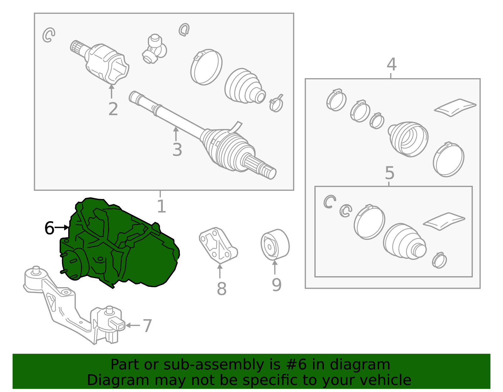Genuine Toyota Differential Assembly part# 41110-42054 for 2019-2024 ...