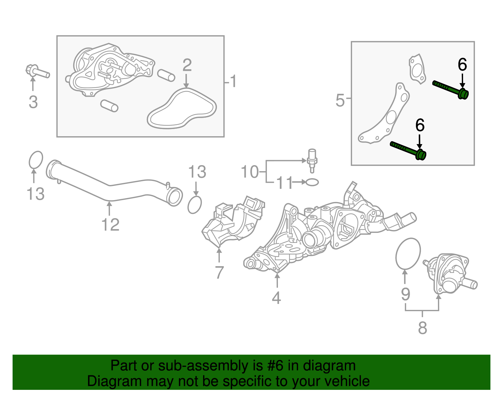 95701-08035-08 - 1997-2025 Honda - Bolt Flange (8X35) | Genuine Honda Parts