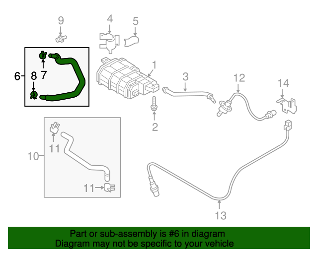 26720-2GTA0 - PCV Hose 2016-2020 Kia | Kia.Parts Store