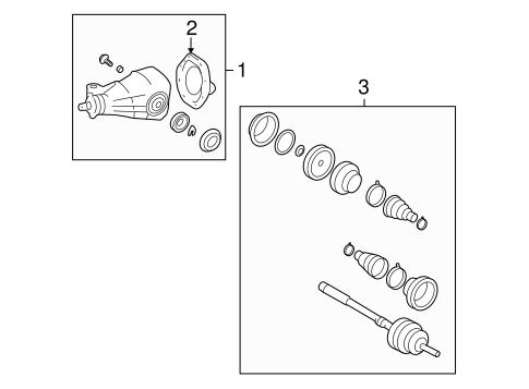Axle & Differential for 2005 Lexus LS430 | Lexus of Pembroke Pines Parts