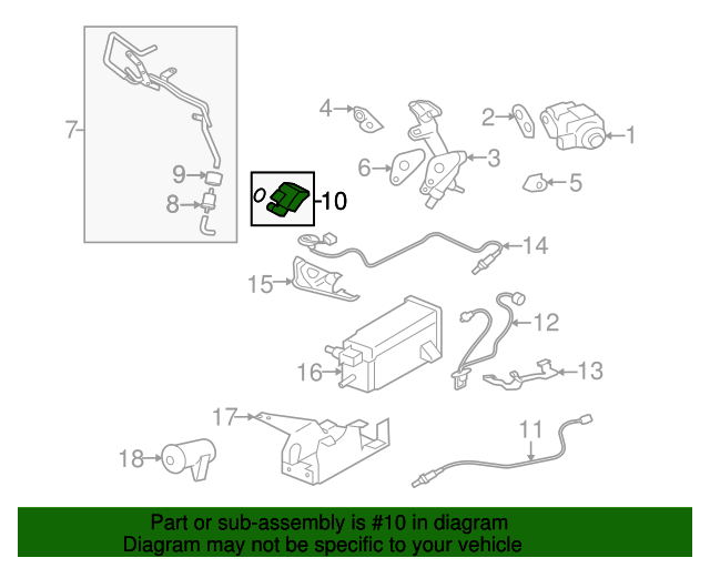 2008-2020 Mitsubishi Solenoid Valve 8657A049 | Auto Parts