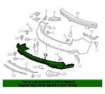 Genuine 2017-2020 Acura MDX Lower Cover 71515-TRX-A00ZD | Acura Parts HQ