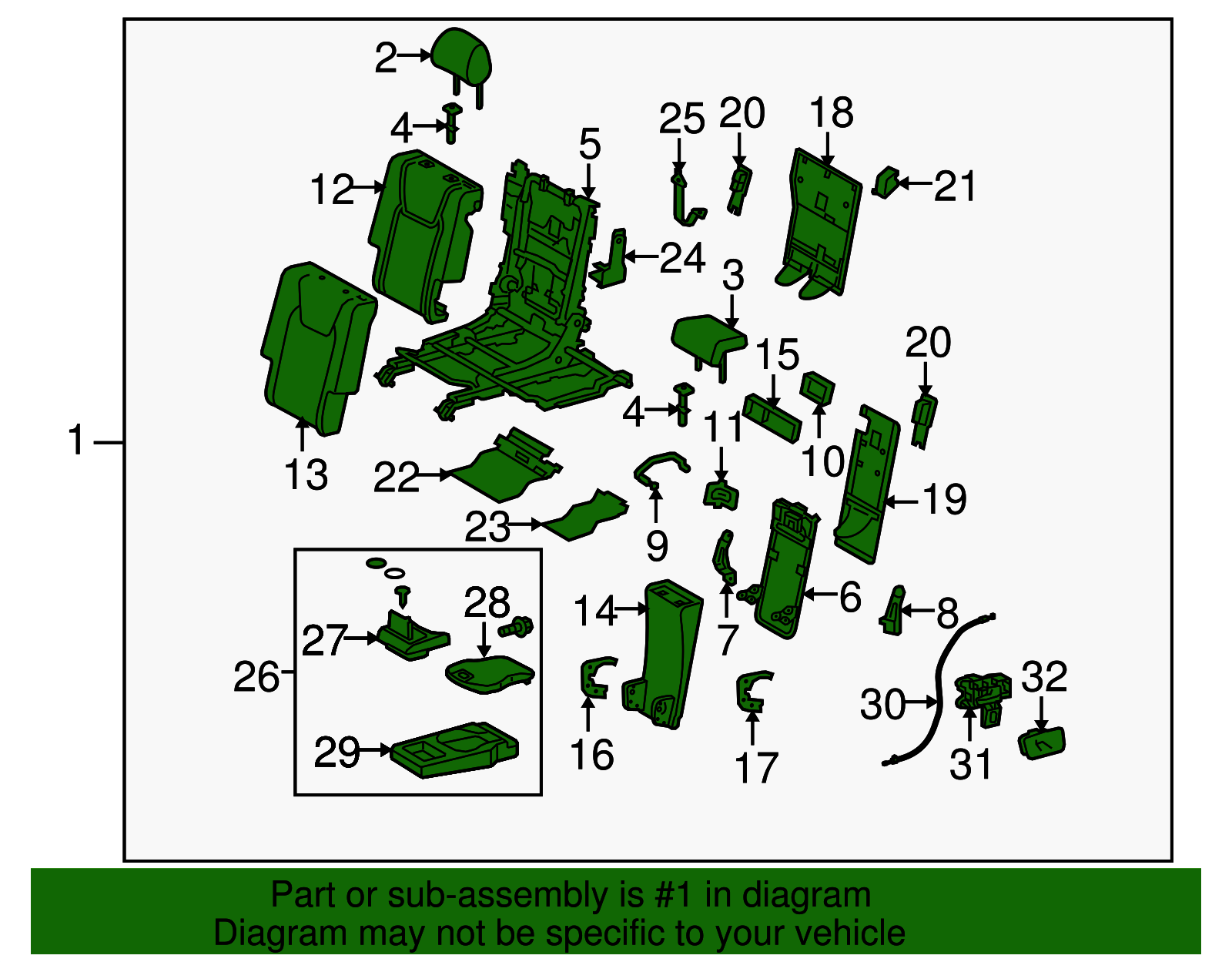 71300-4D590-E5 - 2013 Lexus RX450h - Seat Assembly | My L Parts