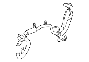 205-830-16-00 - A/C Refrigerant Suction Hose 2015-2023 Mercedes-Benz ...