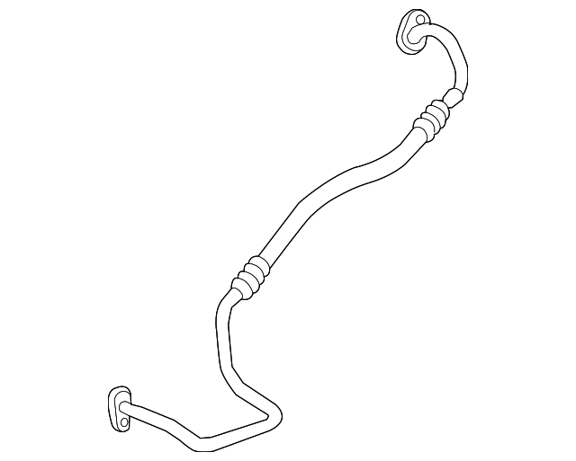 2016-2018 Mercedes-Benz C 350e Refrigerant Line 205-830-00-03 ...