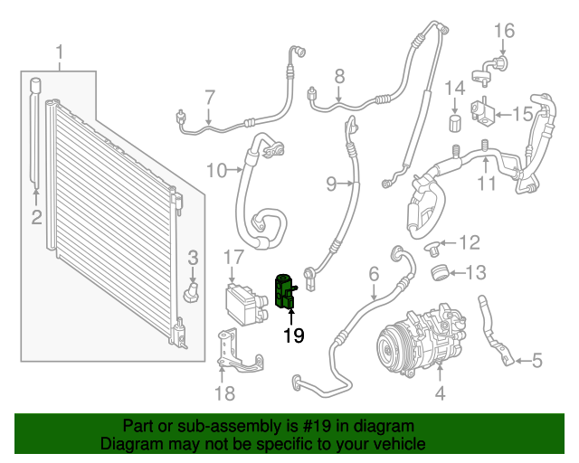 222-830-18-01 - Valve 2016-2020 Mercedes-Benz | Mercedes-Benz USA Parts