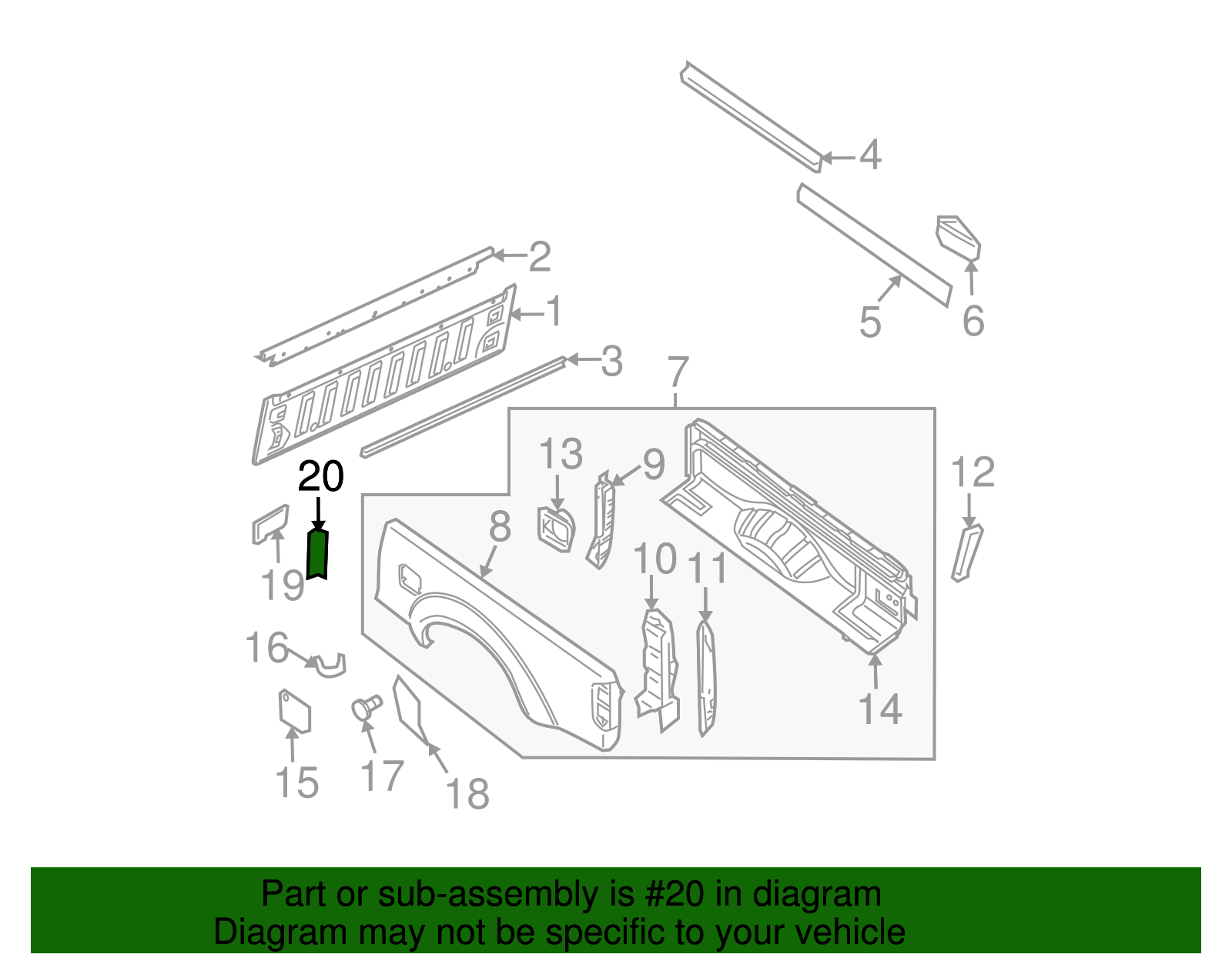 74849-EA50A - Air Guide Seal 2020-2021 Nissan Frontier | Nissan Parts ...