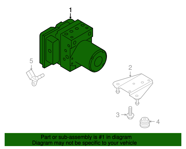 8K0-614-517-EK - ABS Pump Assembly 2010-2012 Audi | Audi OEM Parts