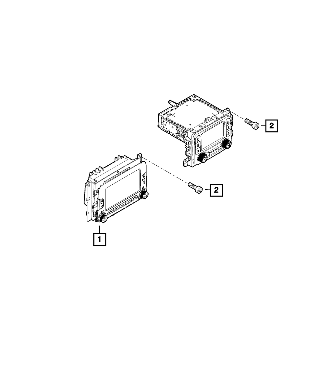 Radio 68366554AF | Mopar eStore